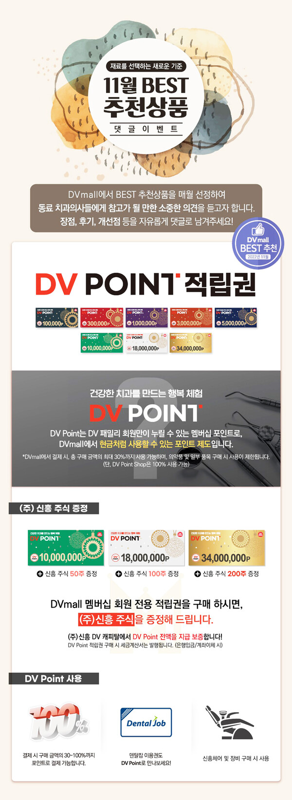 작년 200억, 11개월 만에 다시 300억... “DV Point 적립권, 날개 달았다!”